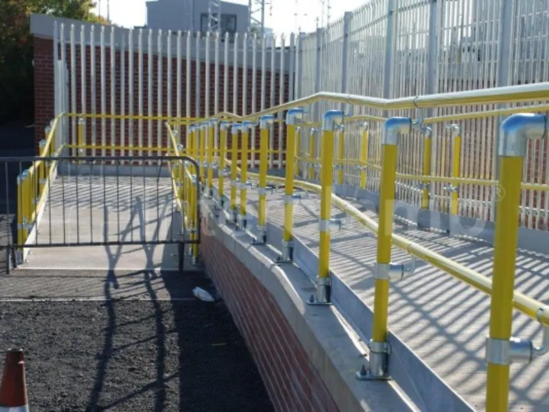 Interclamp DDA Railway Handrail Access Ramp