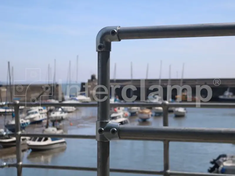 Interclamp® Sizes - Handrail Fitting Size Guide / Chart